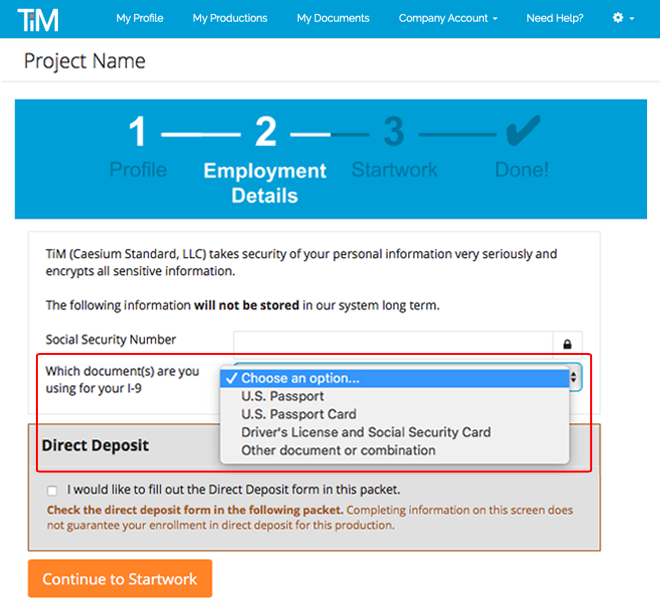 How to submit an I-9 in TiM (Completing Section 1 of Form I-9) – TiM ...