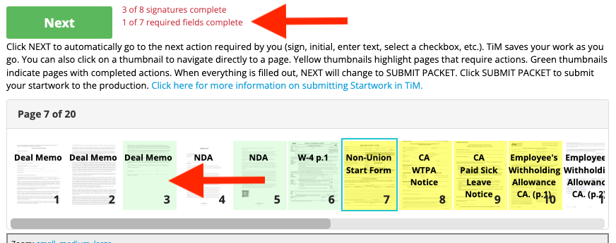 How to complete & submit Startwork in TiM – TiM Help Center
