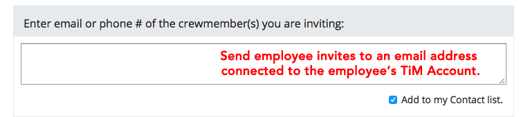 How to invite employees to complete Startwork in TiM – TiM Help Center