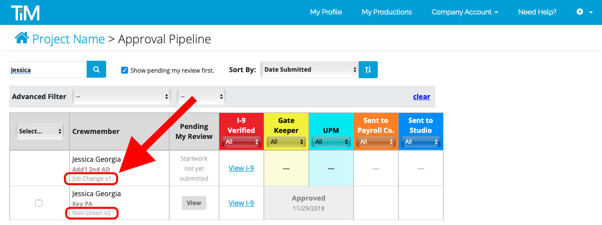 How to initiate a Job Change (terms of employment are changing) for ...